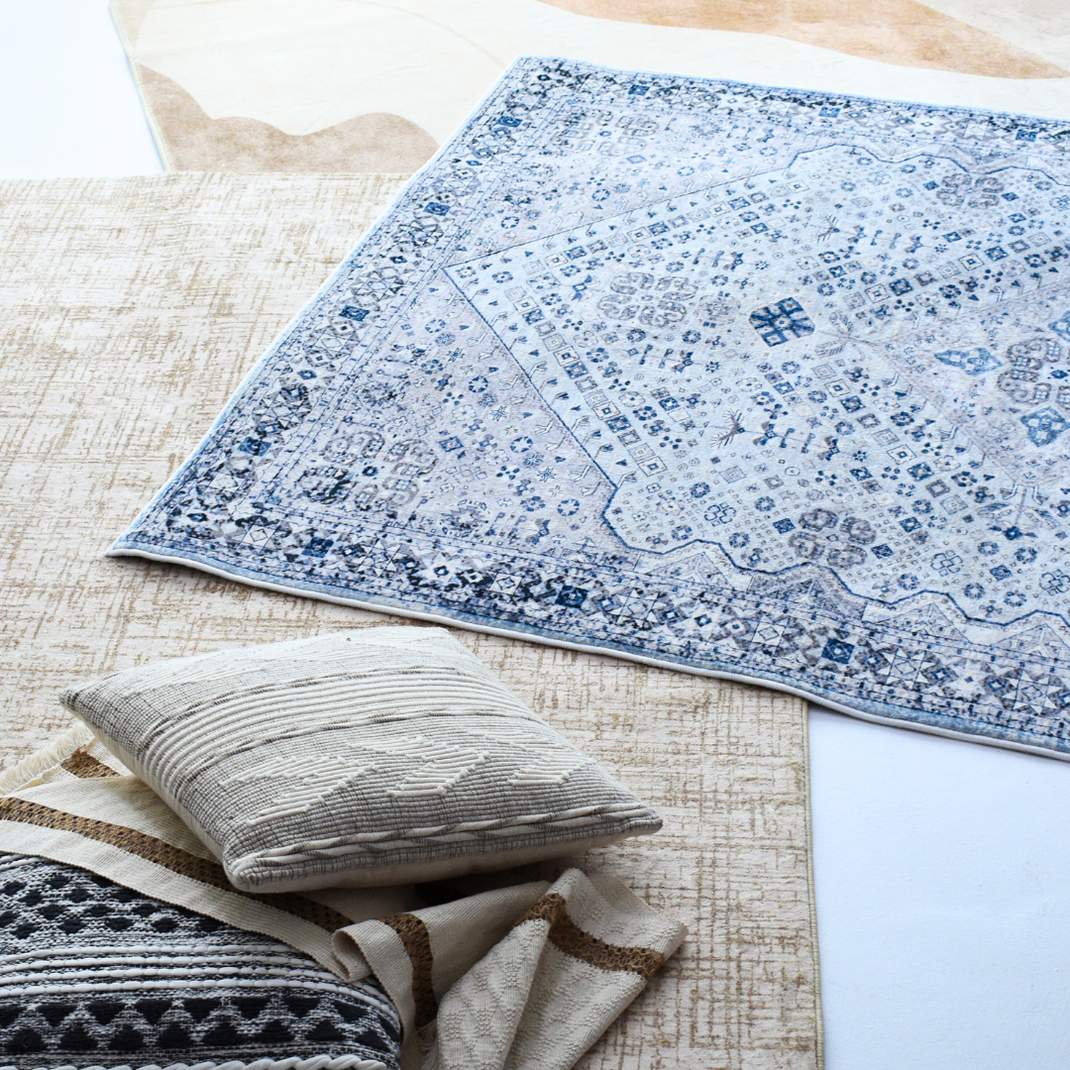 Golden Haze | Beige & Gold Modern Textured Carpet | The Carpetier ...